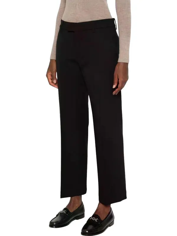 BERWICH Alice Belt-loop Pocket Trousers - Black