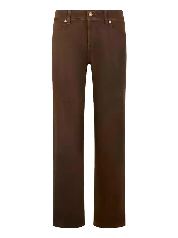 7 For All Mankind Calie Straight Jeans - Brown