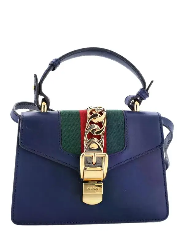 Gucci Sylvie Mini Satchel - Blue