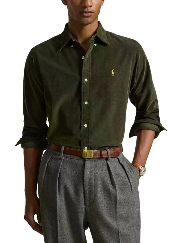 Polo Ralph Lauren Corduroy Button-down Shirt - Green