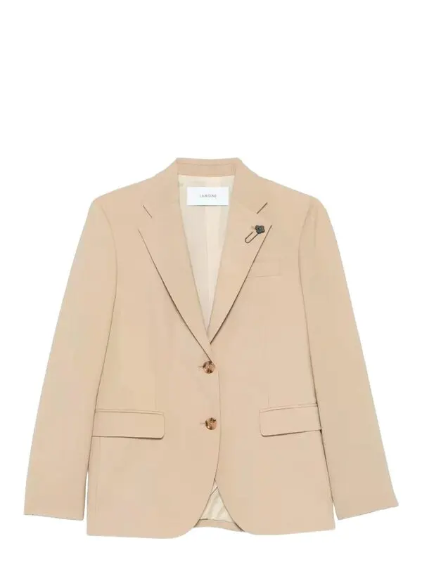 LARDINI Rocco Flower-detail Blazer - Neutrals