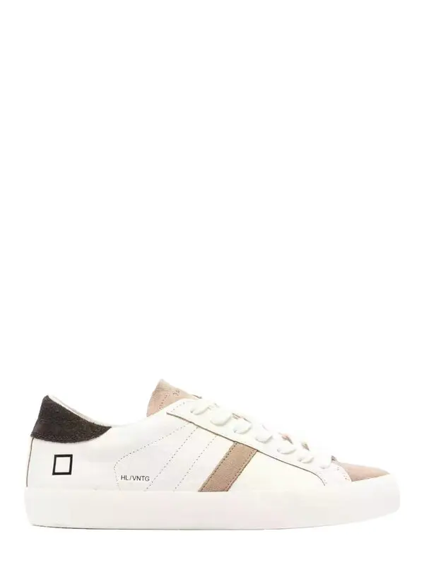 D.a.t.e. Hill Low Paneled Lace-up Sneakers - White