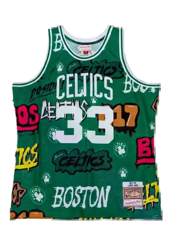 Mitchell & Ness Larry Bird Boston Celtics Slam Dunk Tank Top - Green