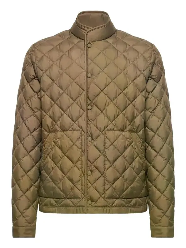 Moncler Oise Diamond-quilted Jacket - Green