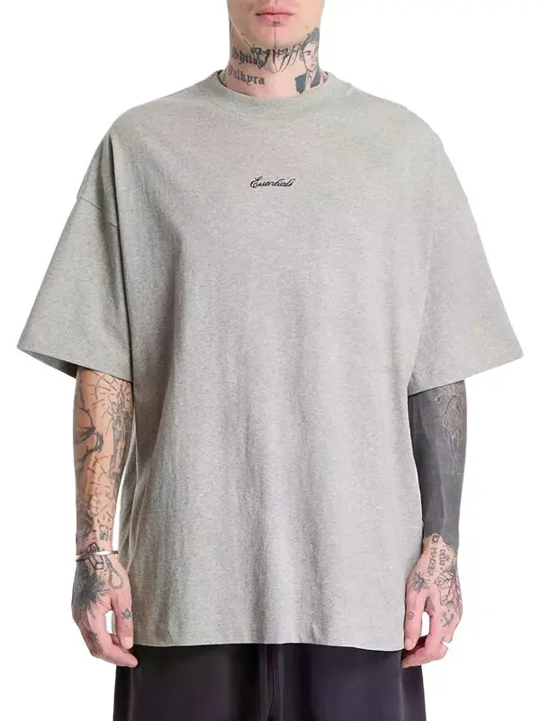 Fear Of God Logo-print Short-sleeve T-shirt - Grey