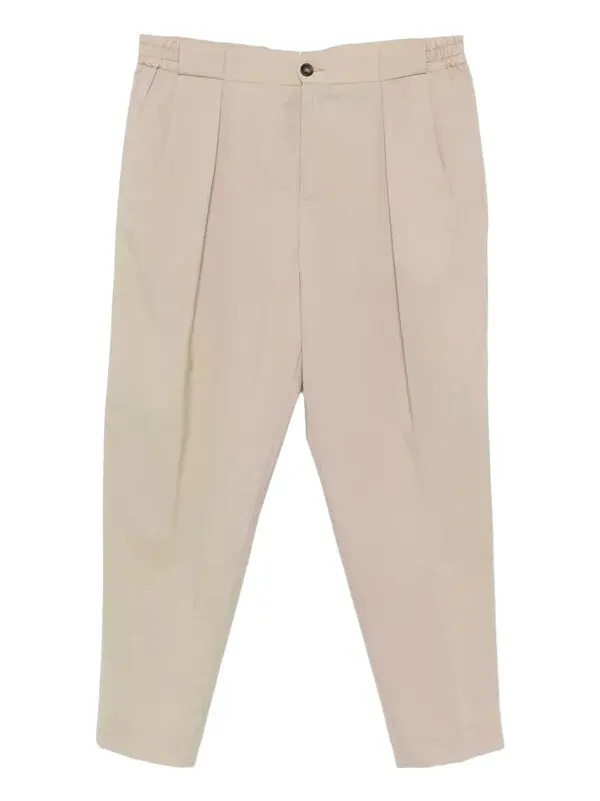 MANUEL RITZ Pleated-design Trousers - Neutrals