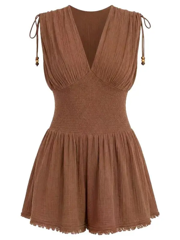Xirena Thelma Mini Dress - Brown