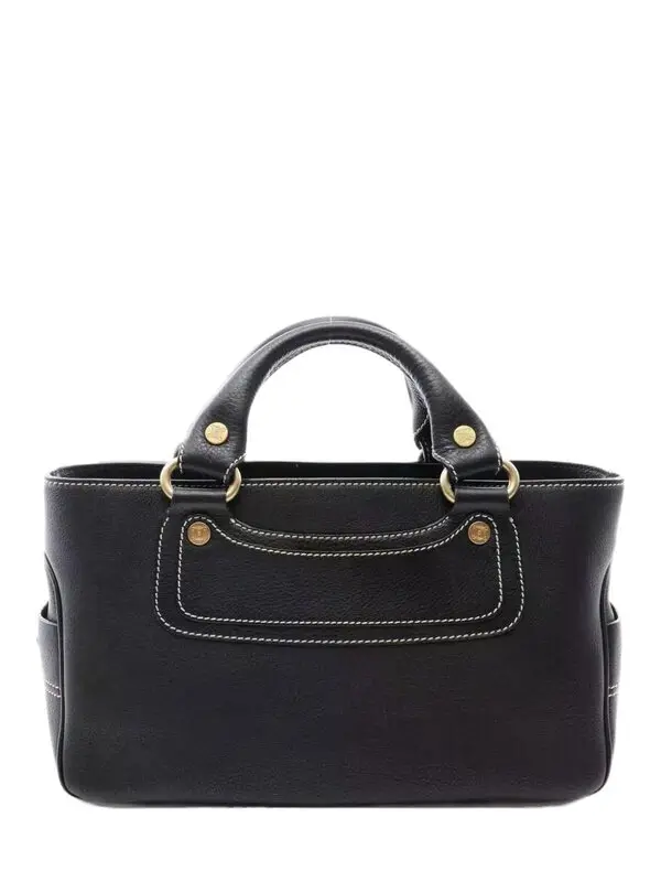 Celine Leather Boogie Tote Bag - Black