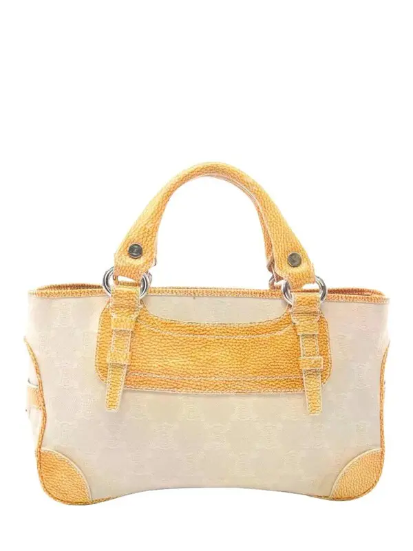 Celine Macadam Canvas Boogie Bag Handbag - Neutrals