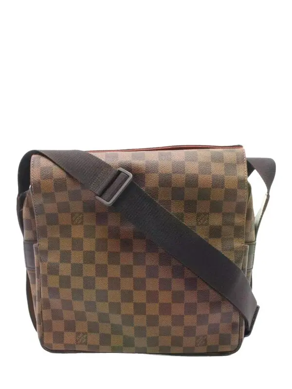 LOUIS VUITTON 2002 Naviglio Damier Ébène Messenger Bag - Brown