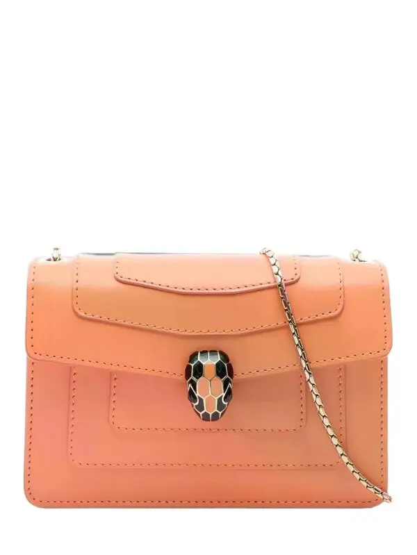 BVLGARI 2010s Serpenti Forever Shoulder Bag - Orange