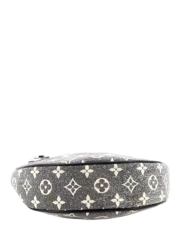 LOUIS VUITTON Loop Hobo Monogram Jacquard Denim Bag - Grey