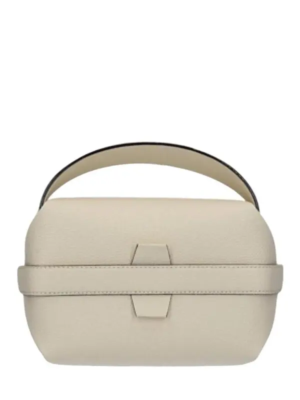VALEXTRA Logo Handbag - Nude