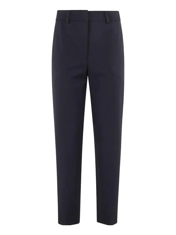 Seventy Tailored Straight-leg Pants - Black