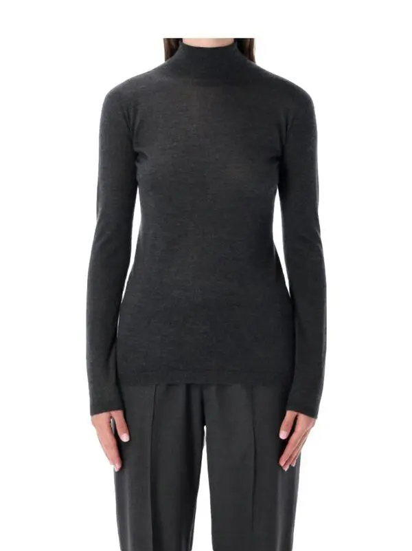Fabiana Filippi Turtleneck Knitted Sweater - Black