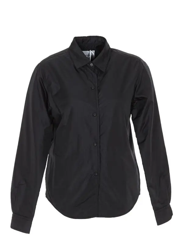 Aspesi Buttoned Padded Shirt Jacket - Black