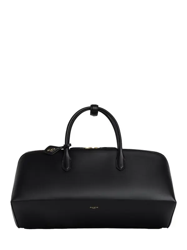Alaïa Delta Medium Bag In Box Calfskin - Black
