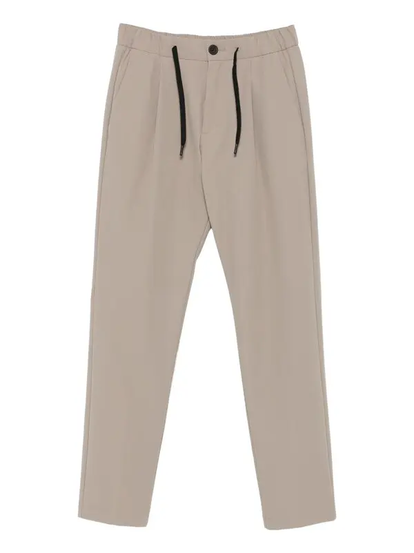 Herno Pleated Drawstring Pants - Nude