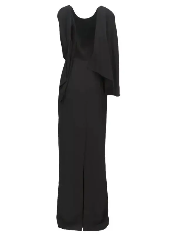 TOM FORD Draped-panel Maxi Dress - Black