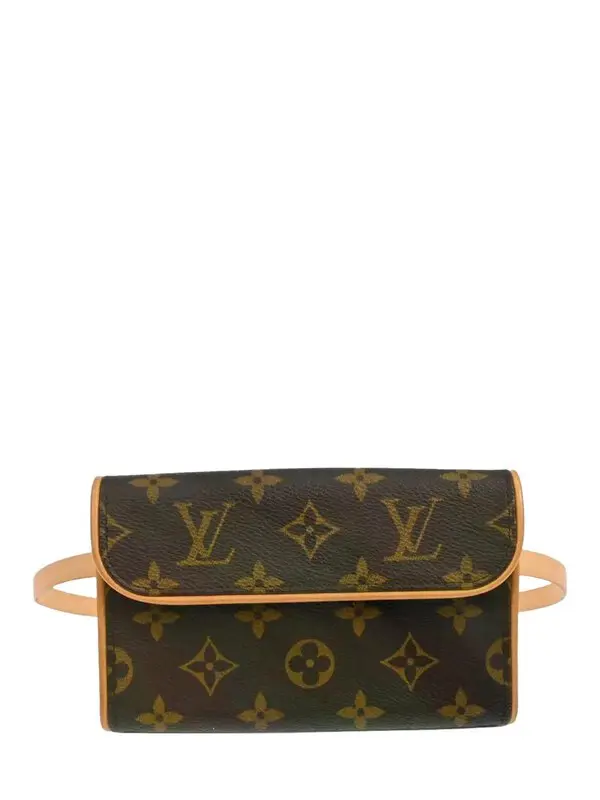 LOUIS VUITTON 2003 Florentine Monogram Belt Bag - Brown