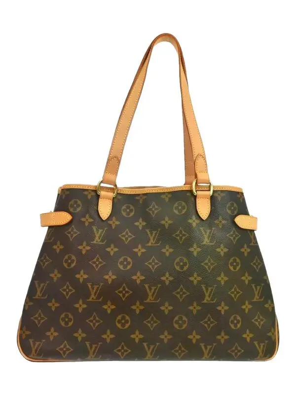 LOUIS VUITTON Monogram Canvas Batignolles Horizontal Tote Bag - Brown
