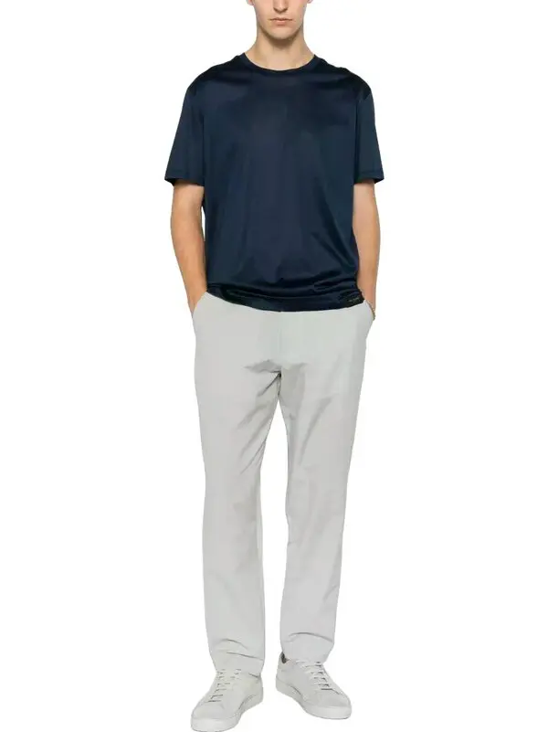 LOW BRAND X The Place Gallery Crew-neck T-shirt - Blue