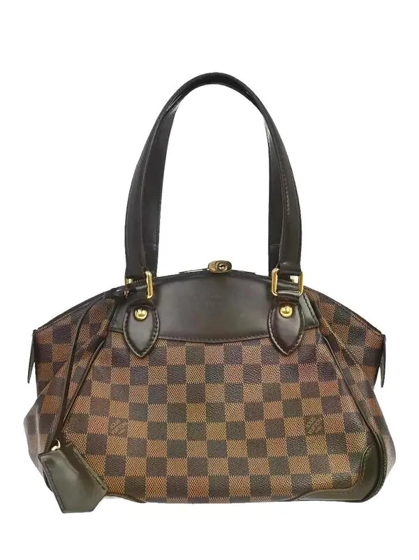 LOUIS VUITTON Damier Canvas Verona Pm Tote Bag - Brown