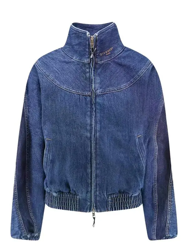 Givenchy Cocoon Silhouette Denim Blouson - Blue