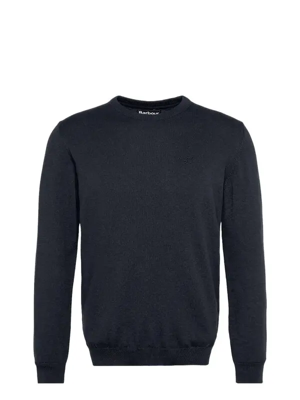 Barbour Long Sleeve Crewneck Sweatshirt - Black