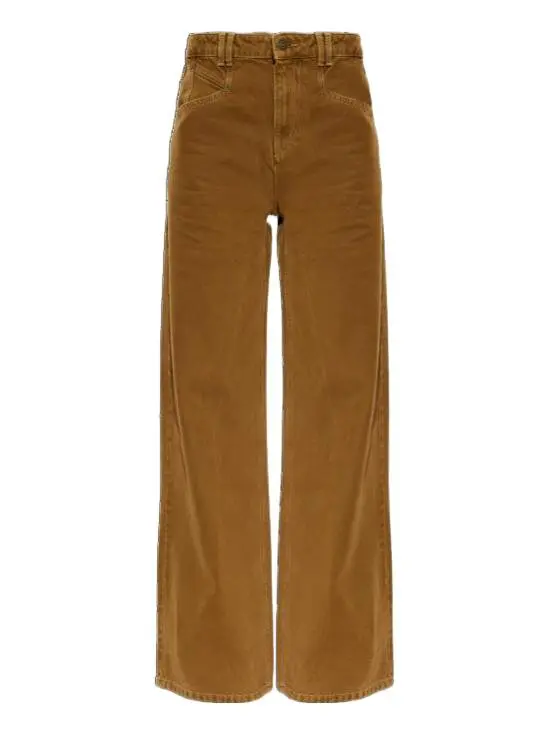 Isabel Marant Étoile Belt Loop Jeans - Brown