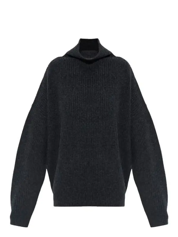 Isabel Marant Étoile Long-sleeved Ribbed Sweater - Dark Gray