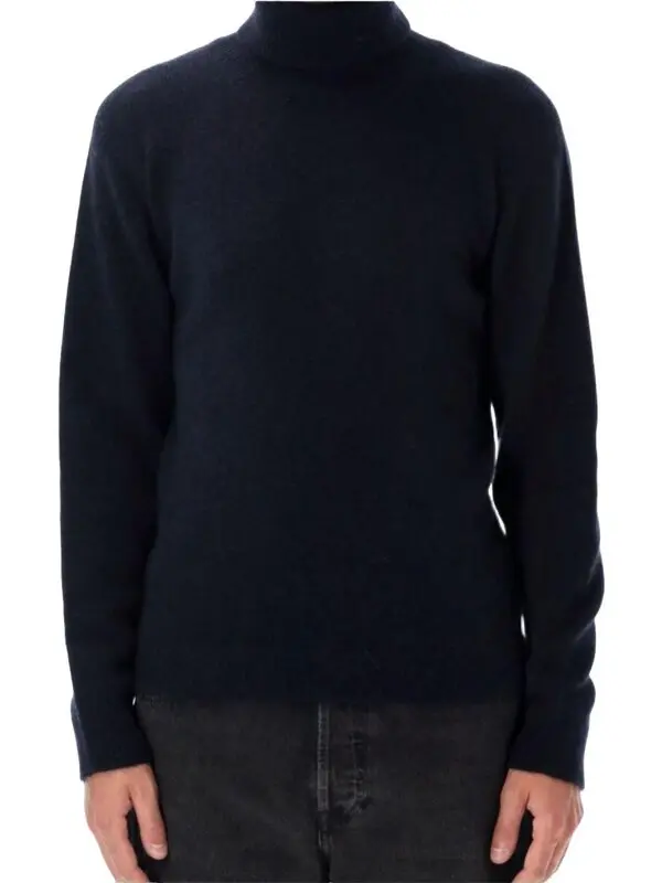 ROBERTO COLLINA High Neck Knitted Sweater - Blue