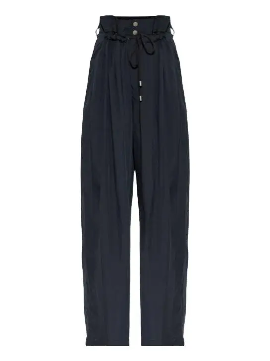 Isabel Marant Étoile High-waisted Wide-leg Trousers - Black