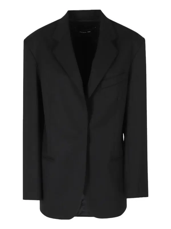 Federica Tosi Long-sleeve Blazer - Black