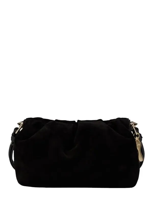 CHRISTIAN LOUBOUTIN Zippered Shoulder Bag - Black