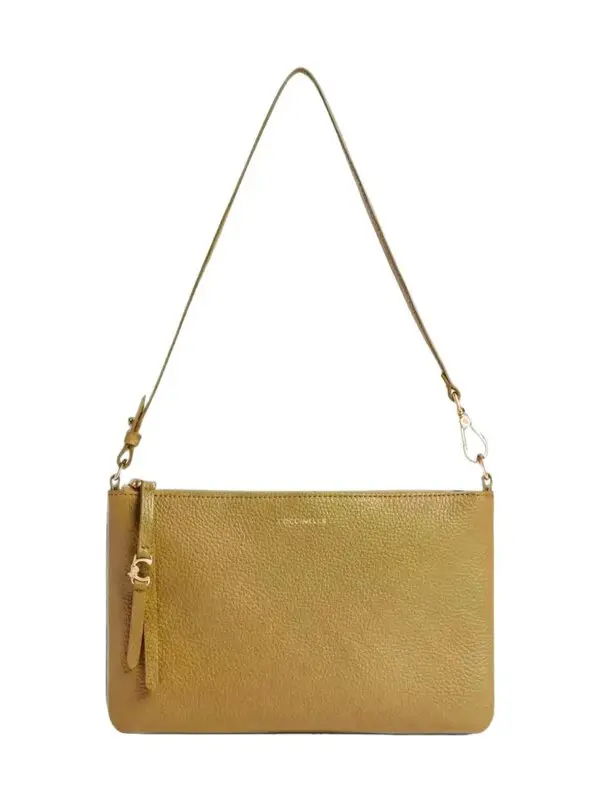 COCCINELLE C-easy Grainy-leather Shoulder Bag - Green