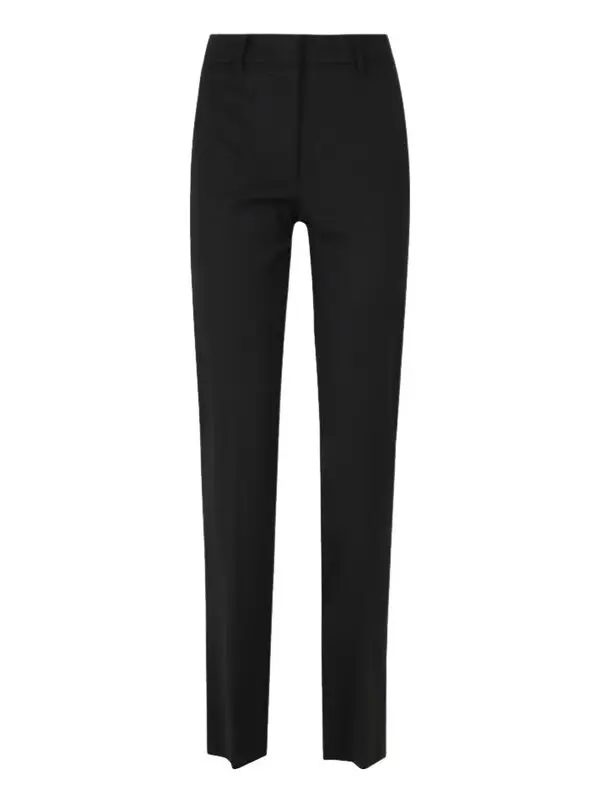 Federica Tosi Tailored Trousers With Belt Loops - Black