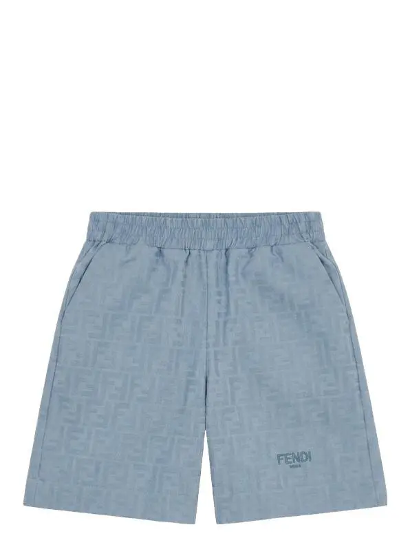 Fendi Monogram Shorts - Blue