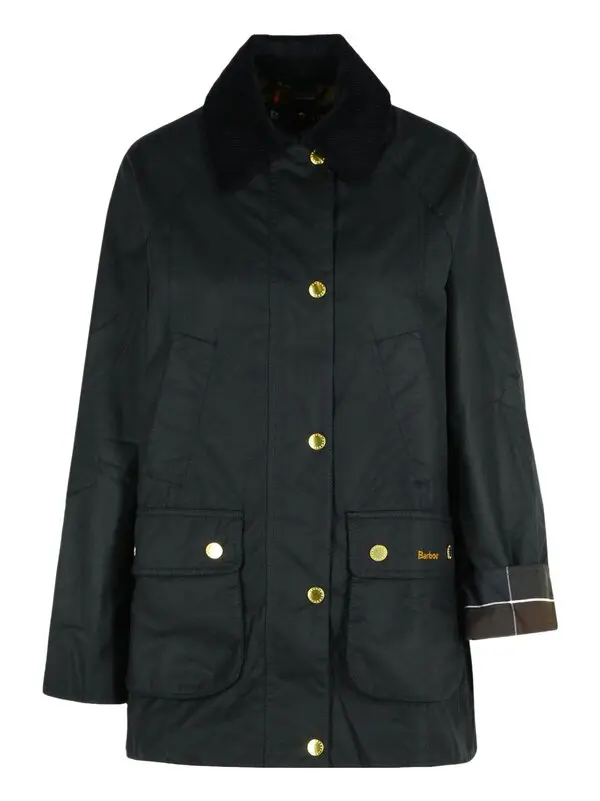Barbour Beadnell Waxed Jacket - Black