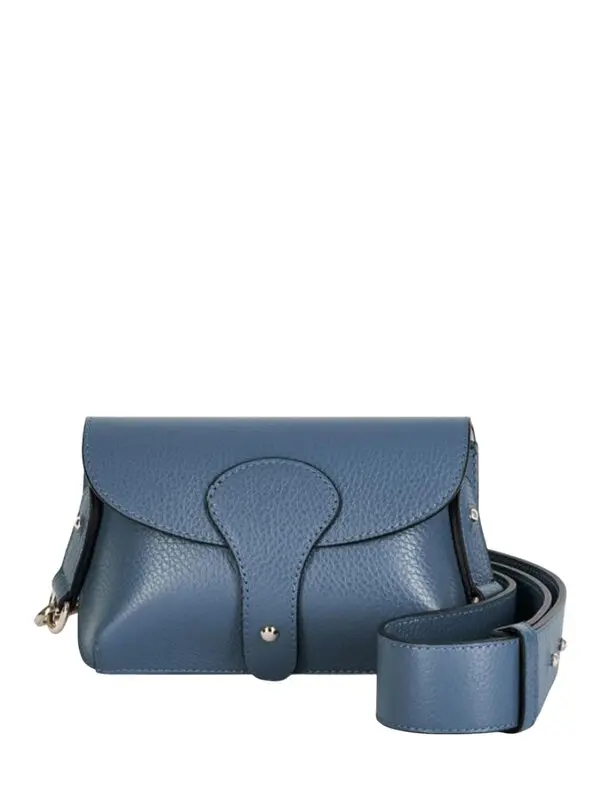 BETSY & FLOSS Luca Small Crossbody Bag In Denim - Blue
