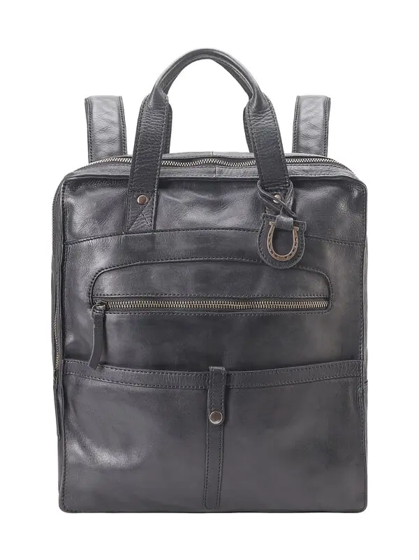 LLOYD BAKER Charis Leather Backpack - Black