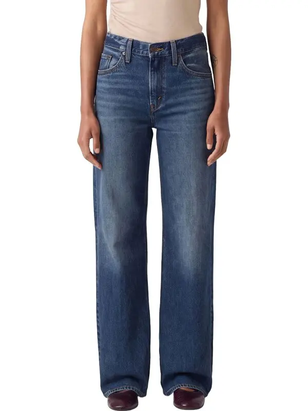 LEVI'S Mid-rise Flared Trousers - Blue