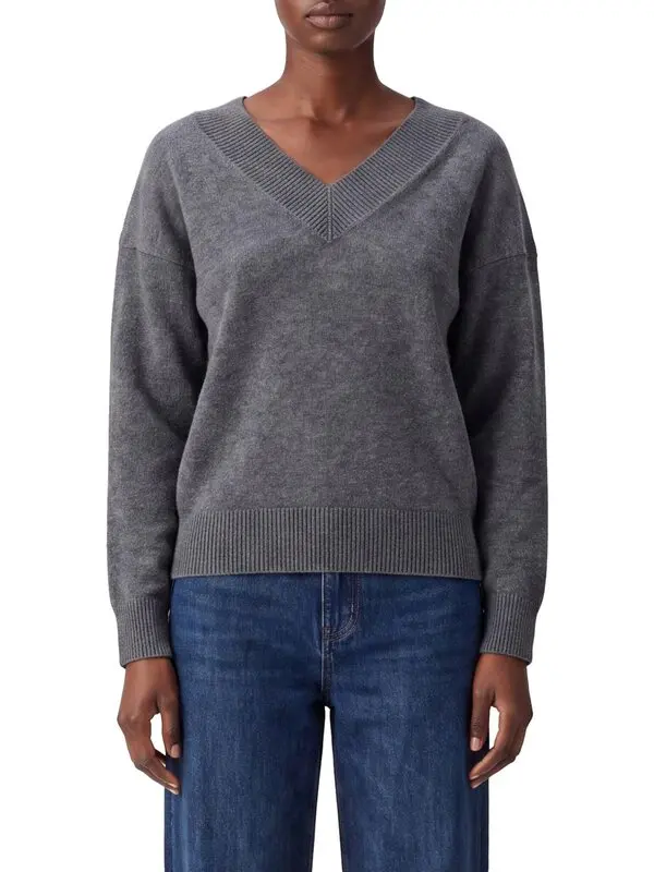 TOM FORD V-neck Sweater - Charcoal