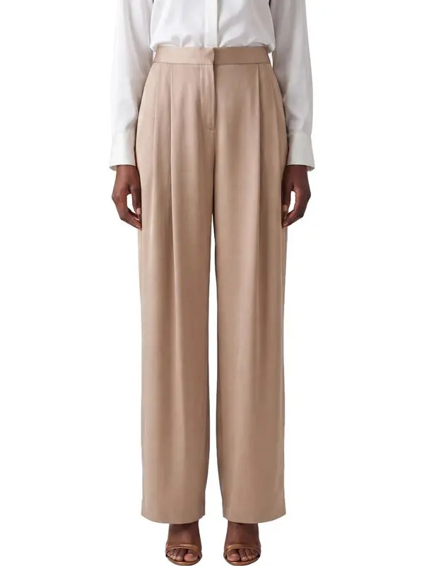 TOM FORD Tailored Wide-leg Trousers - Grey