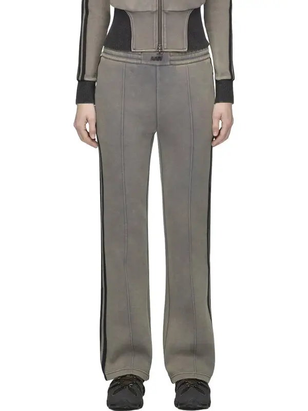 ADIDAS ORIGINALS Straight-leg Cotton-blend Tracksuit Bottoms - Grey