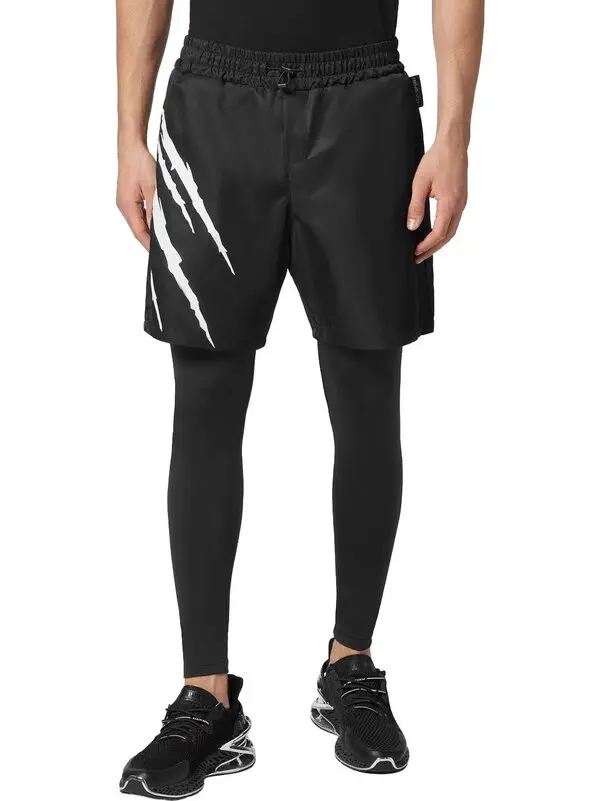 PLEIN SPORT Pants - Black