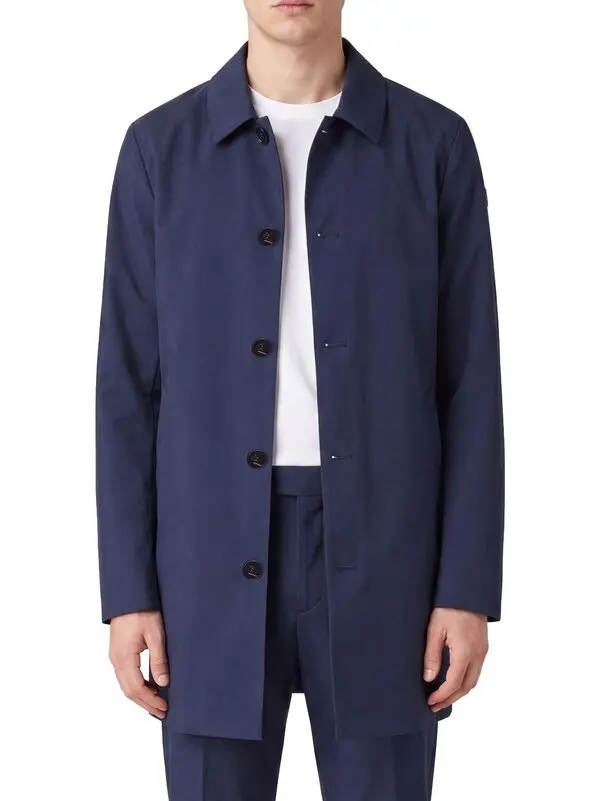 RRD Montecristo Technical Fabric Trench Coat - Blue