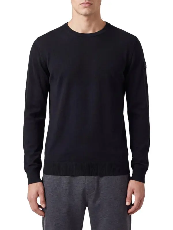 RRD Slim Fit Long-sleeve Crewneck Jumper - Blue
