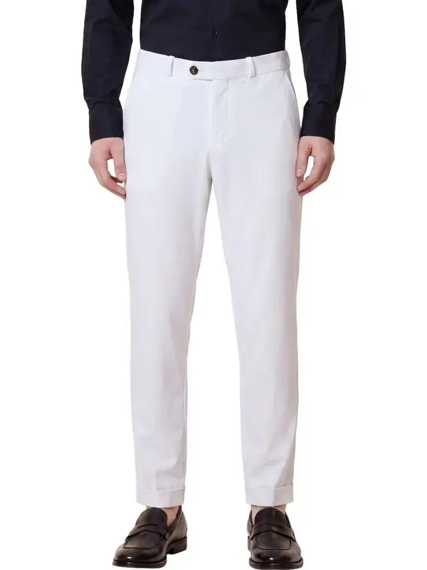 RRD Slim-fit Chino Trousers In Surflex® Technical Fabric - White