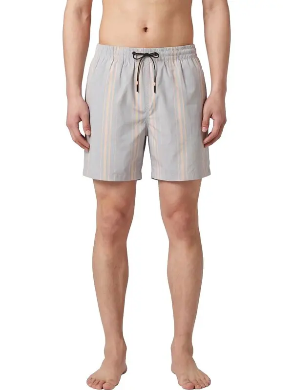 RRD Baiadera Striped Swim Shorts - Grey